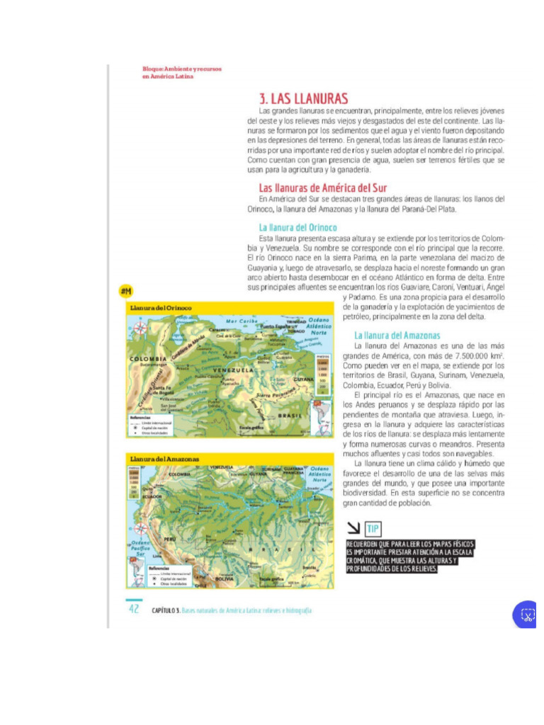 Mesetas y Llanuras de América 2024 | PDF
