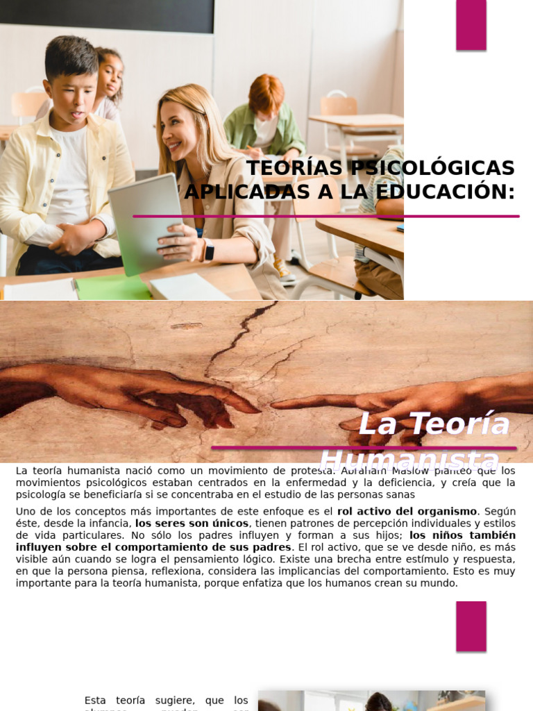 Teoría Humanista en Educación | PDF | Aprendizaje | Experiencia