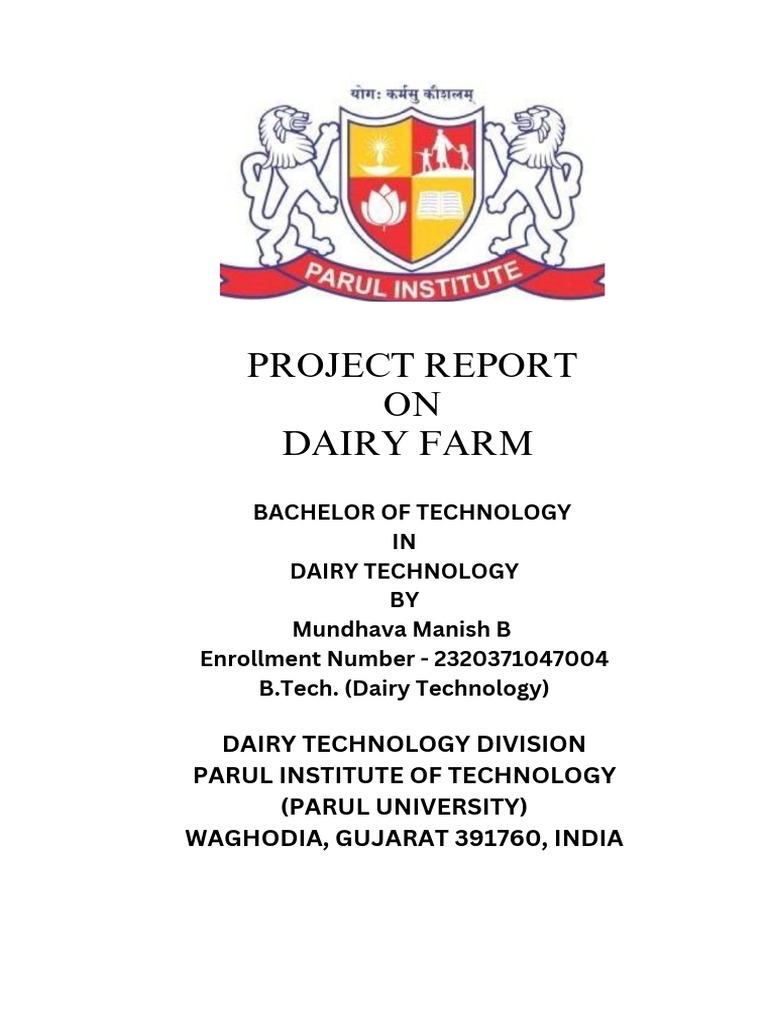 Project Report On Dairy Farm - Copy (2) .PDF - 20250923 - 005148 - 0000 ...