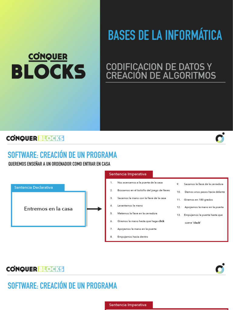 Codificación y Algoritmos en Informática | PDF | Algoritmos | Poco
