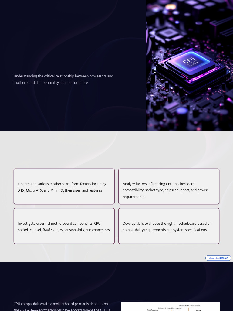 Chapter 5 CPU and Motherboard Compatibility | PDF | Office Equipment ...
