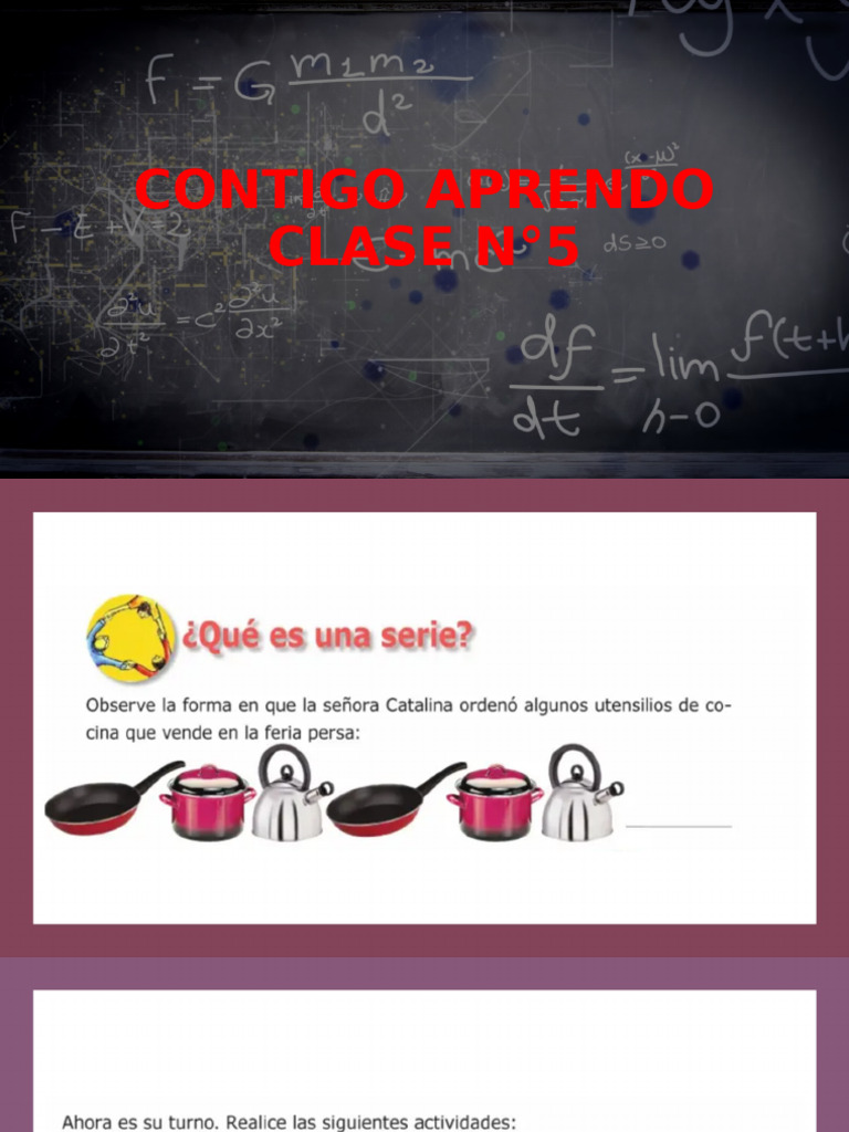 Contigo Aprendo Clase 5 | PDF