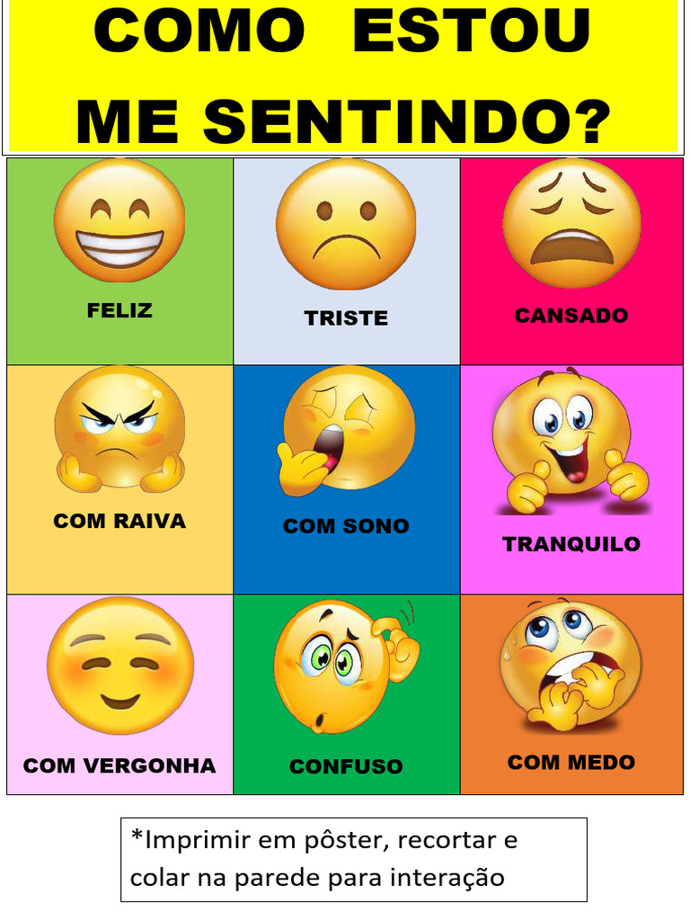 Emoções e Sentimentos: Interação Visual | PDF