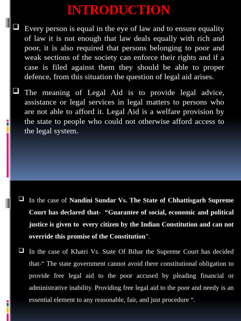 Legal Aid | PDF