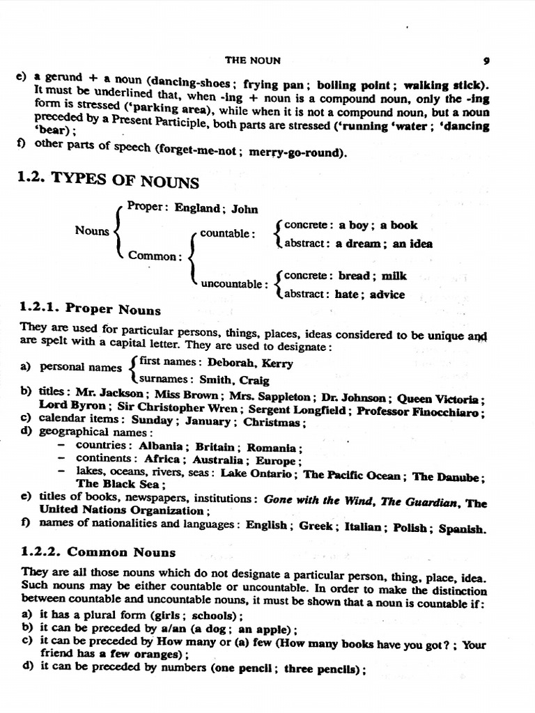 The Noun Grila | PDF