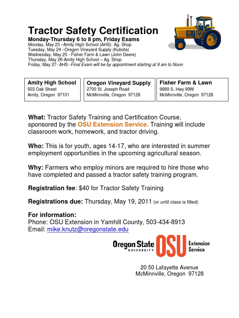 Tractor Safety Trainingx | PDF | Tractor | Industrial Agriculture