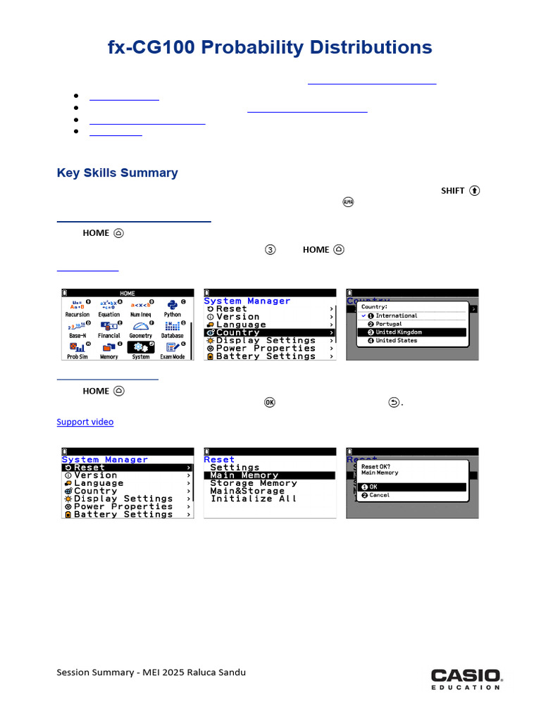Supporting Document Probability Distributions MEI 2025 Raluca Sandu | PDF | Normal Distribution ...