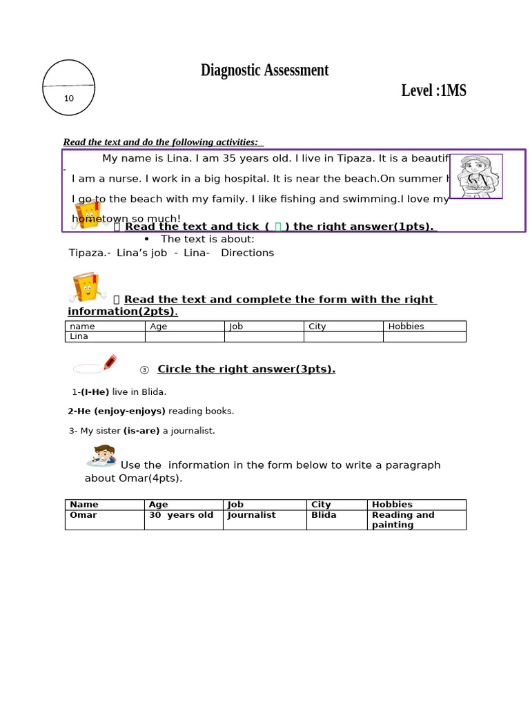 Diagnostic Assessment for Reading Skills | PDF