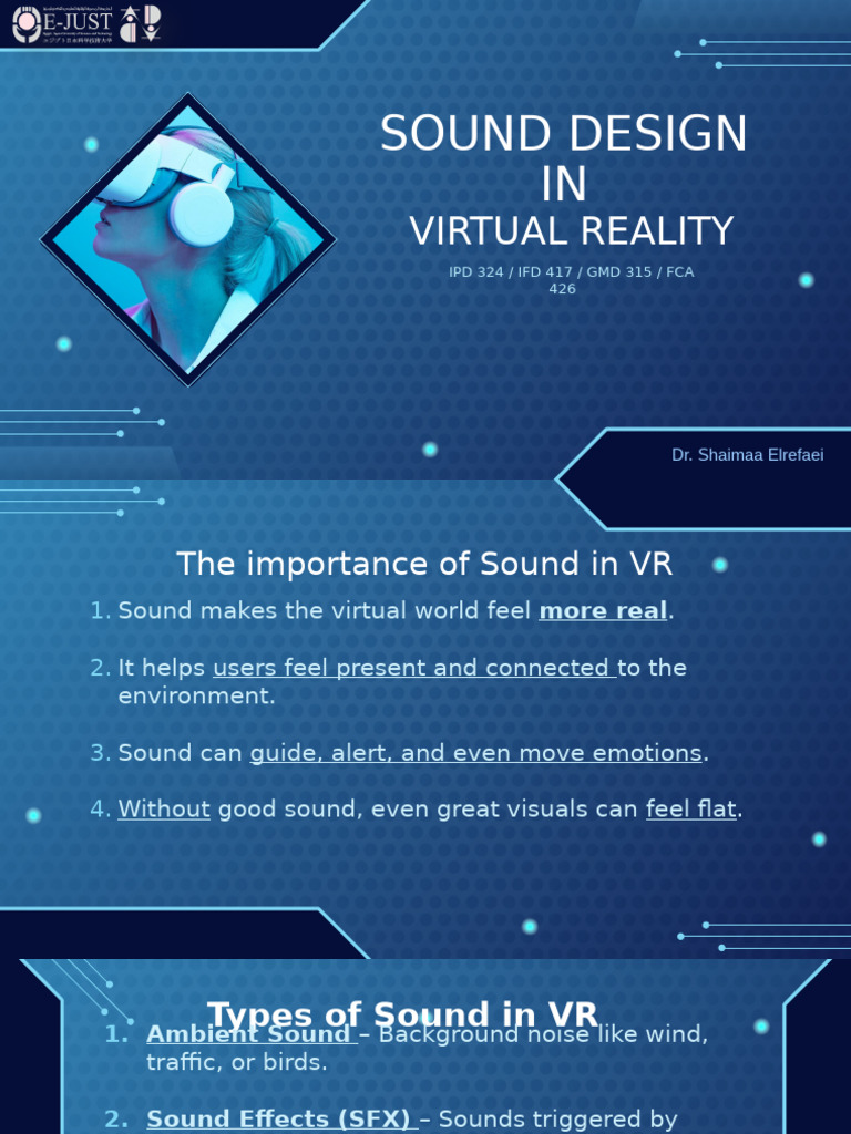 9 - Sound Design in VR | PDF | Virtual Reality | Sound