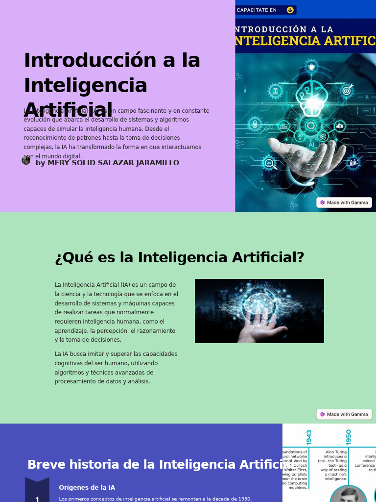 Introduccion A La Inteligencia Artificial Pdf Inteligencia