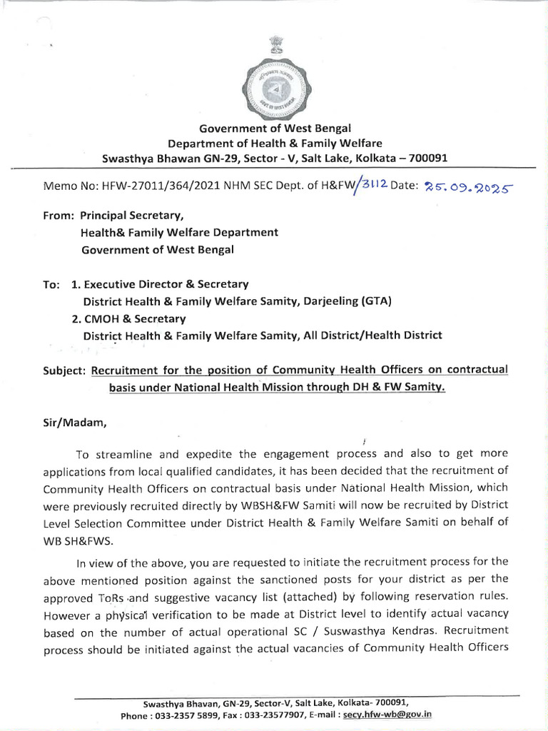 Recruitment Position Cho Sep 2025 | PDF
