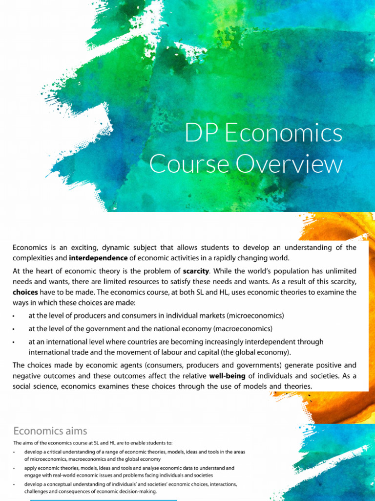 DP Economics Course Overview Guide | PDF