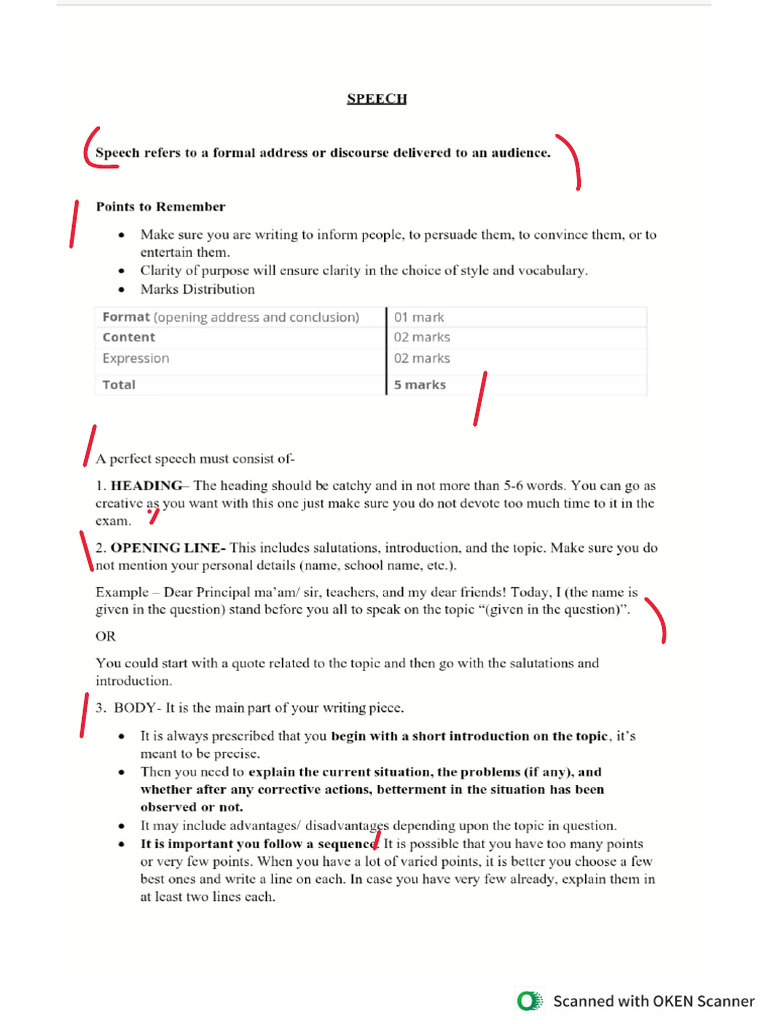 Speech Writing | PDF