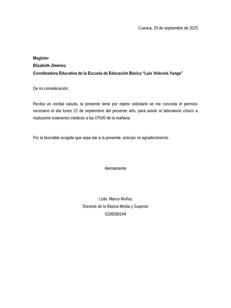 Oficio Permiso 20 09 25 | PDF