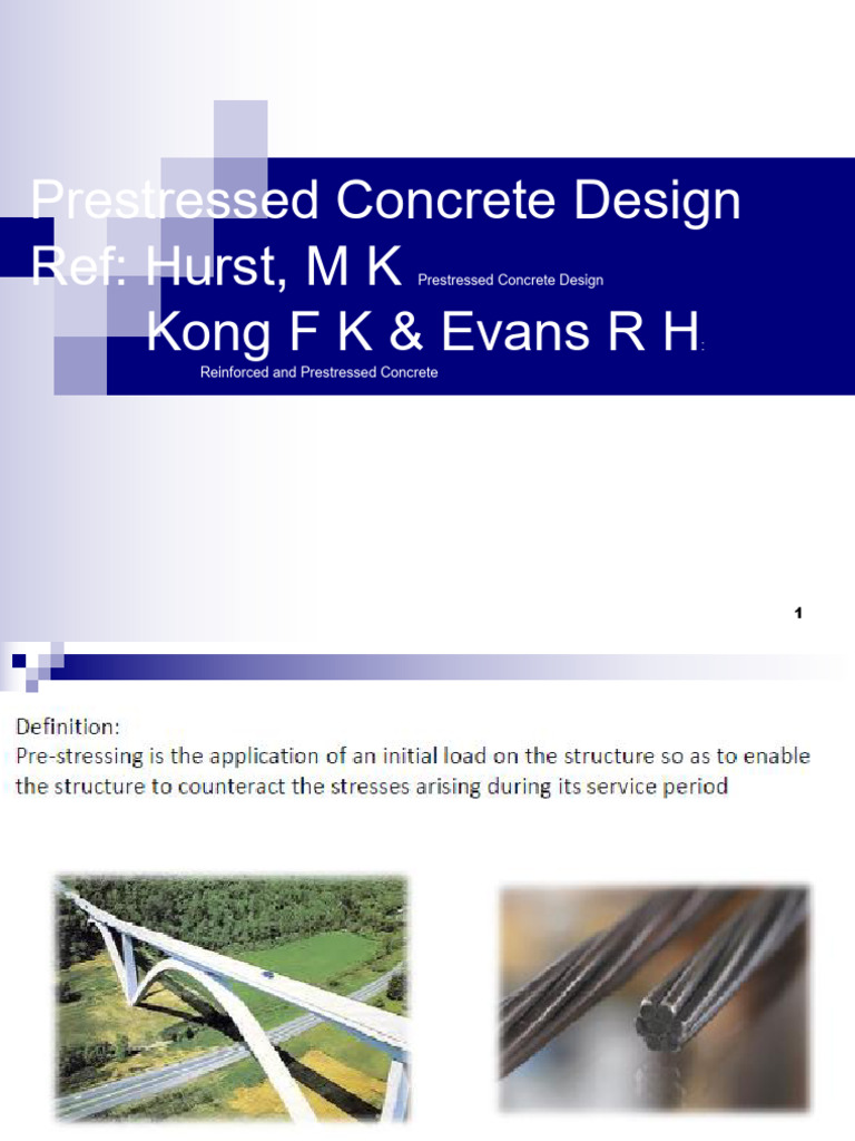 Prestressed Concrete Notes | PDF | Prestressed Concrete | Beam (Structure)