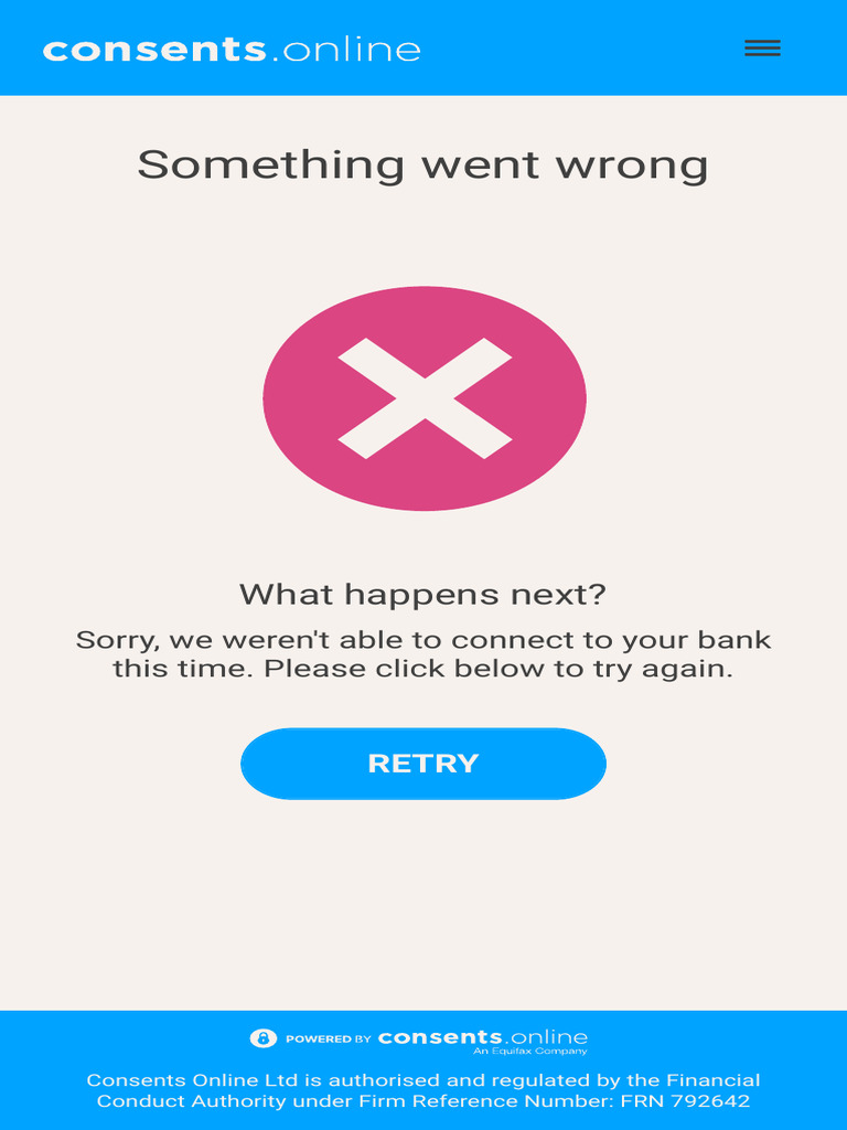 Something Went Wrong - Consents - Online | PDF