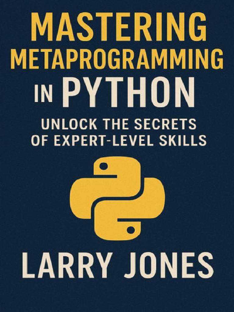 Mastering Metaprogramming in Python: Unlock The Secrets of Expert-Level Skills | PDF | Heat ...