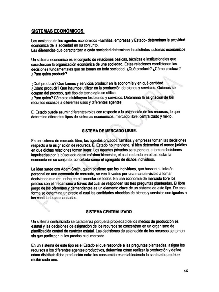 Sistemas Económicos | PDF