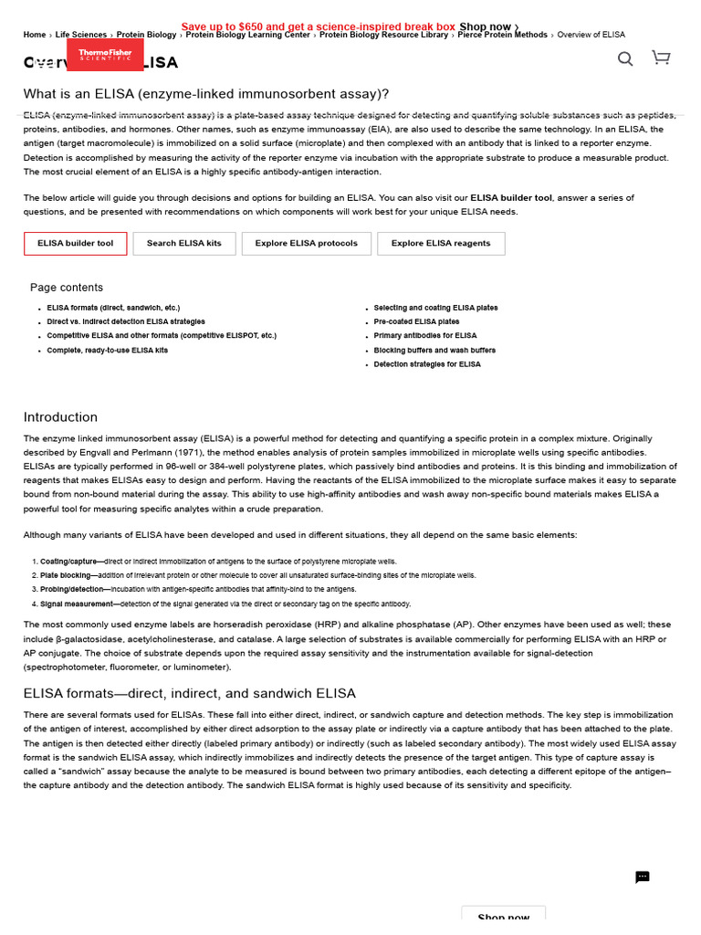 ELISA Overview and Techniques Guide | PDF | Elisa | Antibody