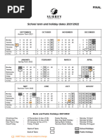 MUT School Calendar 2025-2026 | PDF | Easter | Liturgical Calendar