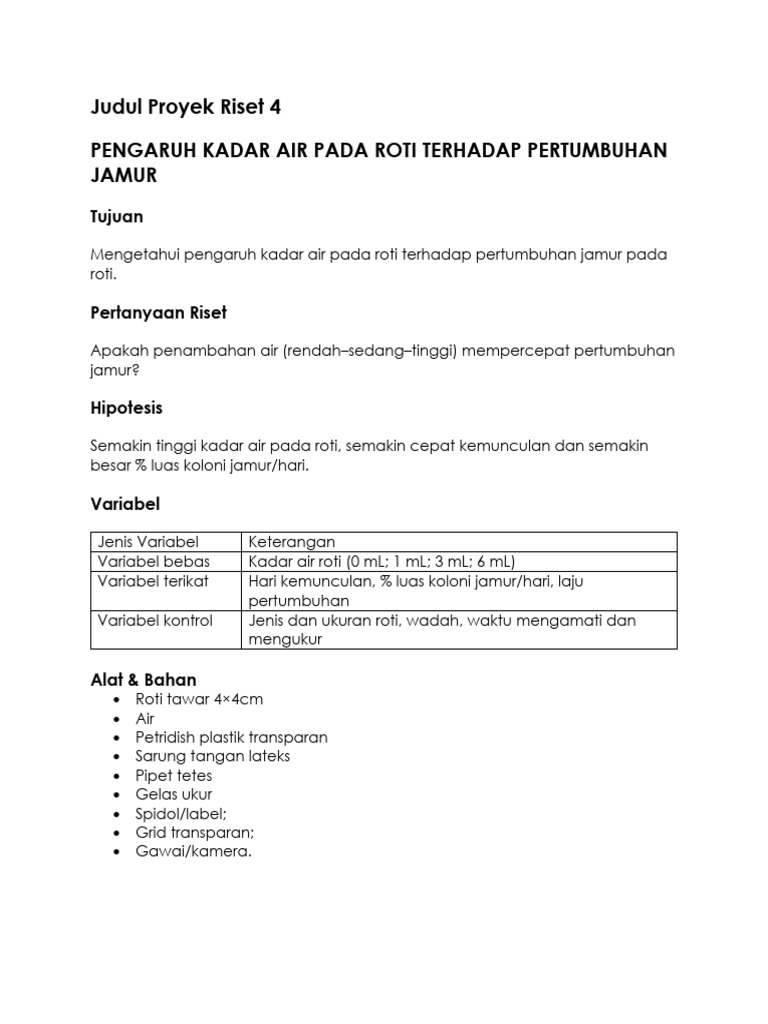 Proyek Kelompok 4 | PDF