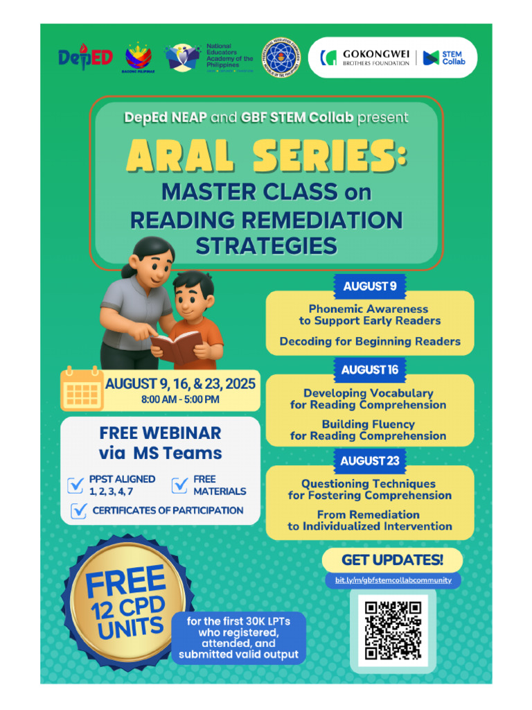 (DM-OULS-2025-004) ARAL Series Master Class On Reading Remediation ...