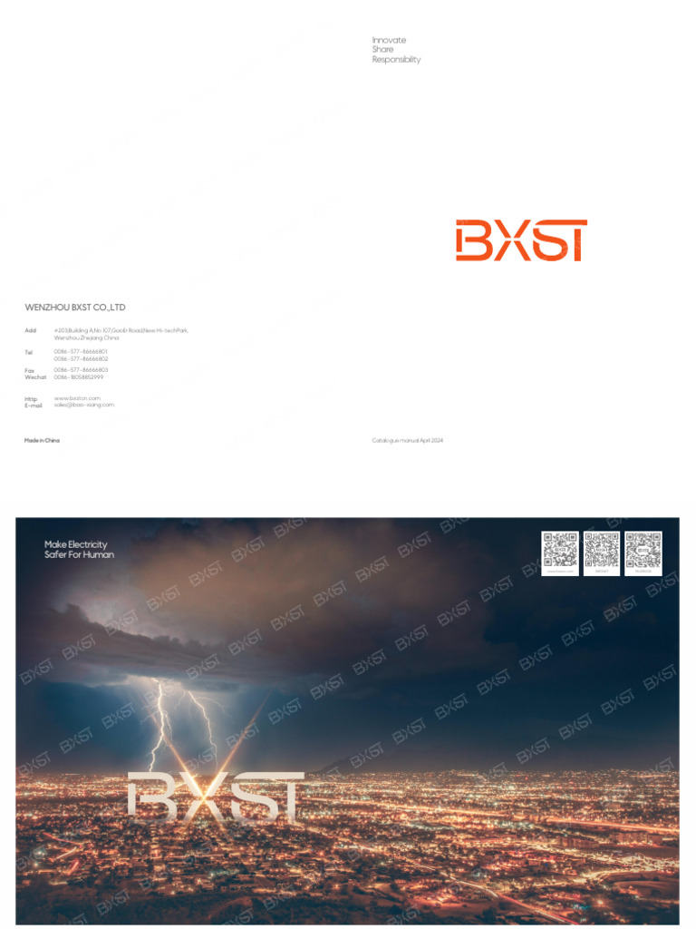BXST Catalogue | PDF | Mains Electricity | Power (Physics)