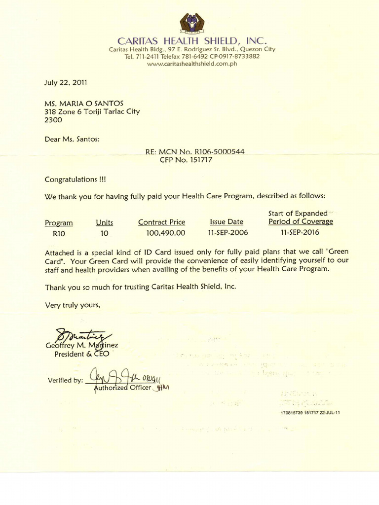 Certificate of Full Payment | PDF