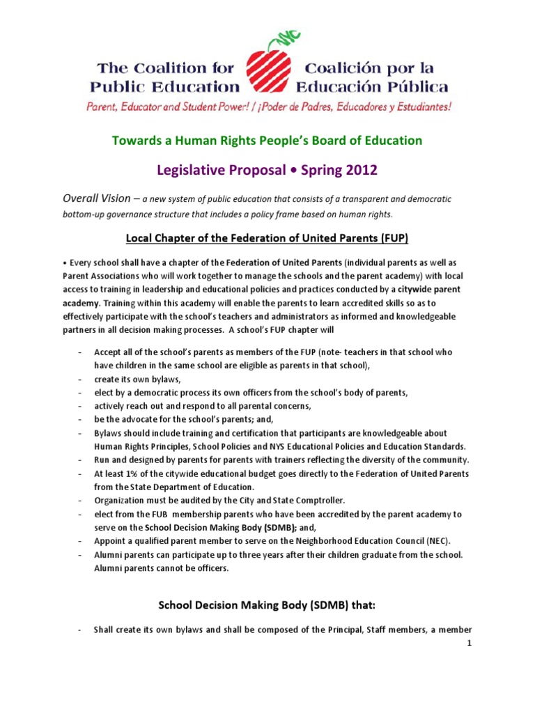 CPE Legislative Comm32612 | PDF | Borough (New York City) | Government