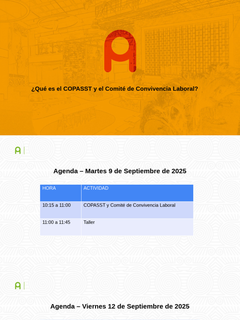 COPASST y Comité de Convivencia Laboral | PDF | Seguridad y salud ...
