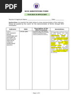 HISD Core Spot Observation Form 25-26 | PDF | Teachers | Learning