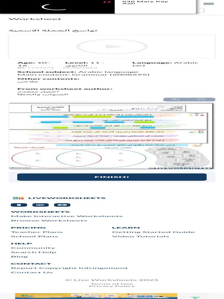 Worksheet LiveWorksheets 2 | PDF