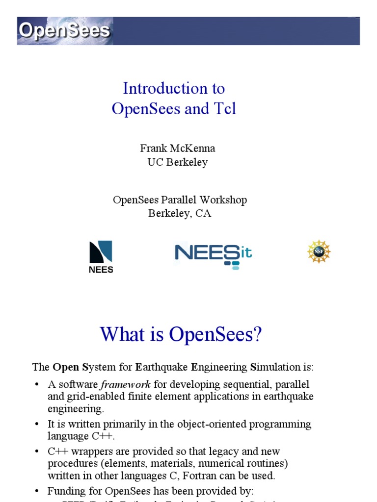 Introduction Open Sees | PDF | Class (Computer Programming) | Object ...