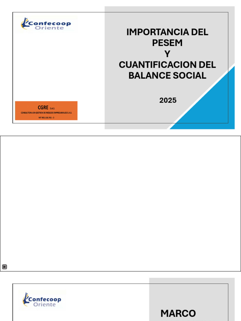 Balance Social - Pesem . | PDF | Planificación | Cooperativa
