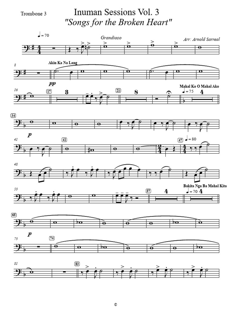 Inuman Sessions Vol. 3: Trombone 3 | PDF