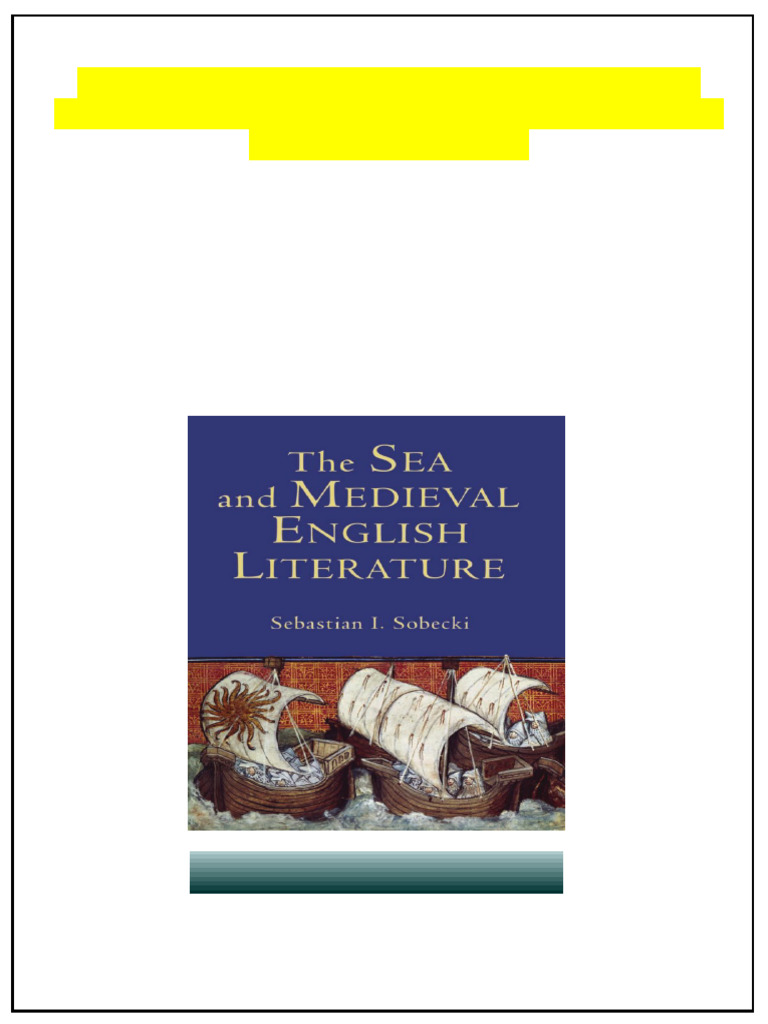 The Sea and Medieval English Literature 1st Edition by Sebastian ...