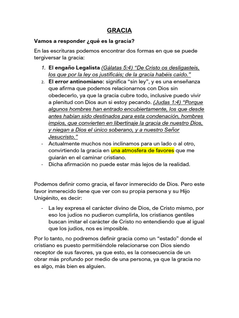 Gracia PRT 2 | PDF | Cristo (título) | Gracia divina