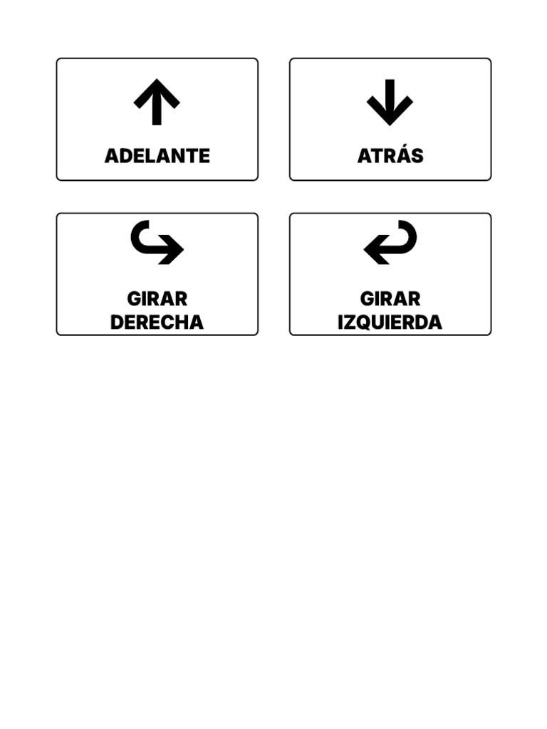 Set de Tarjetas de Comando Imprimibles | PDF