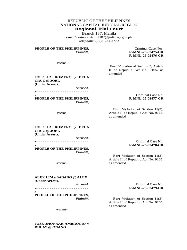 Motion for Plea Bargaining Approval | PDF | Plea | Plea Bargain