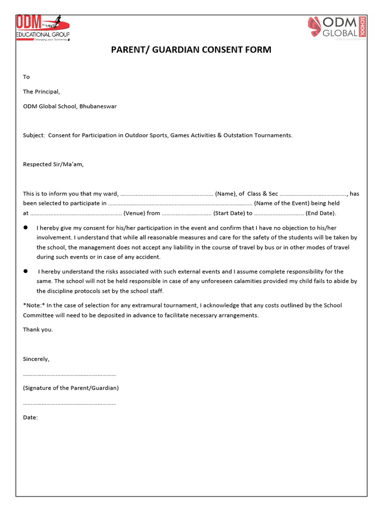 Consent Form 1 | PDF