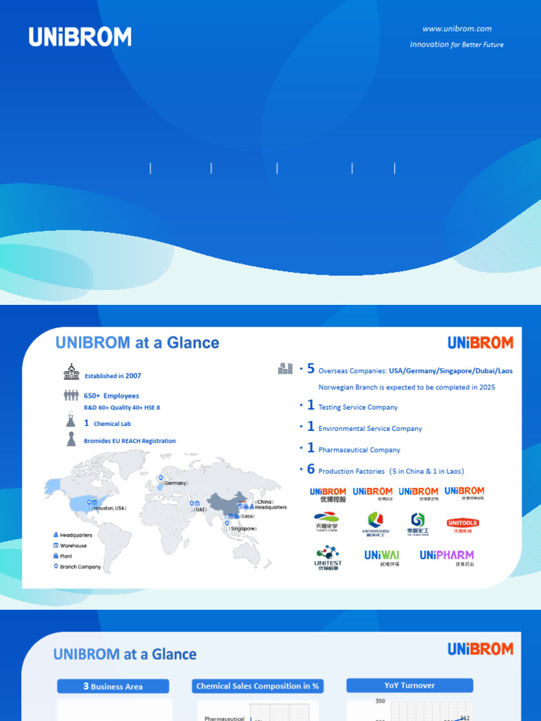 Unibrom Corp: Global Chemical Solutions | PDF | Oil Well | Enhanced Oil ...