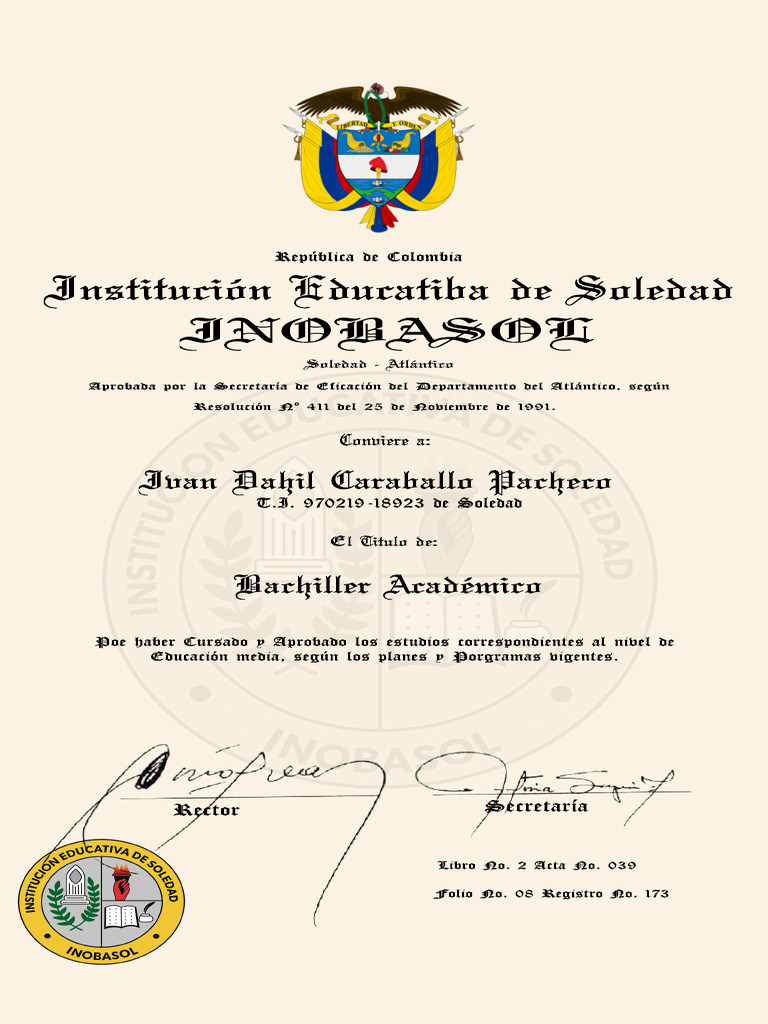 3diploma Ivan Dahil Caraballo Pacheco | PDF