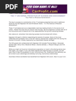 Goal Card - Bob Proctor | PDF | Goal | Thought