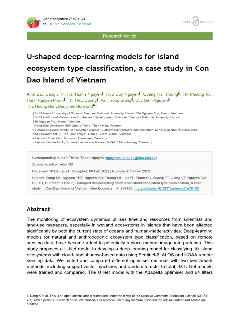 U-Shaped Deep-Learning Models For Island | PDF | Support Vector Machine | Deep Learning