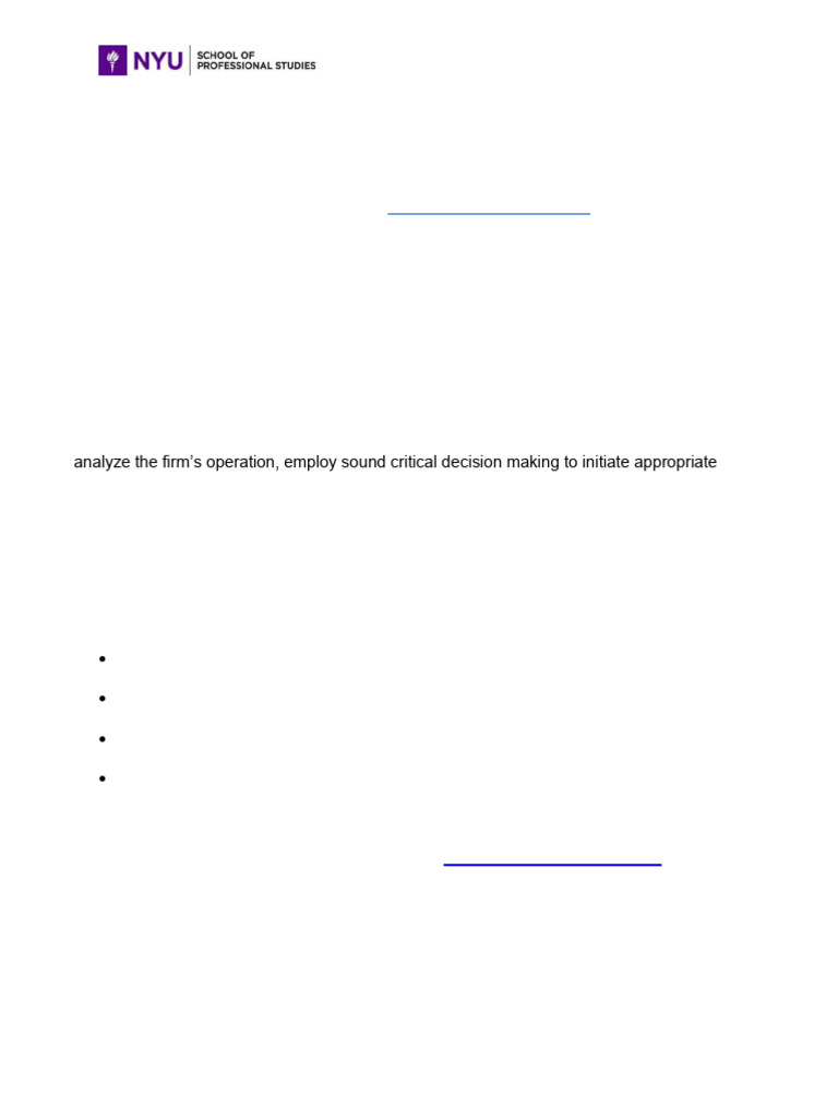 Fogarty MASY1-GC1210 Quantitative Models For Decision Makers Spring ...
