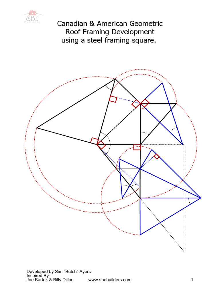 Geometric Roof Framing Guide | PDF | Elementary Geometry | Euclidean ...