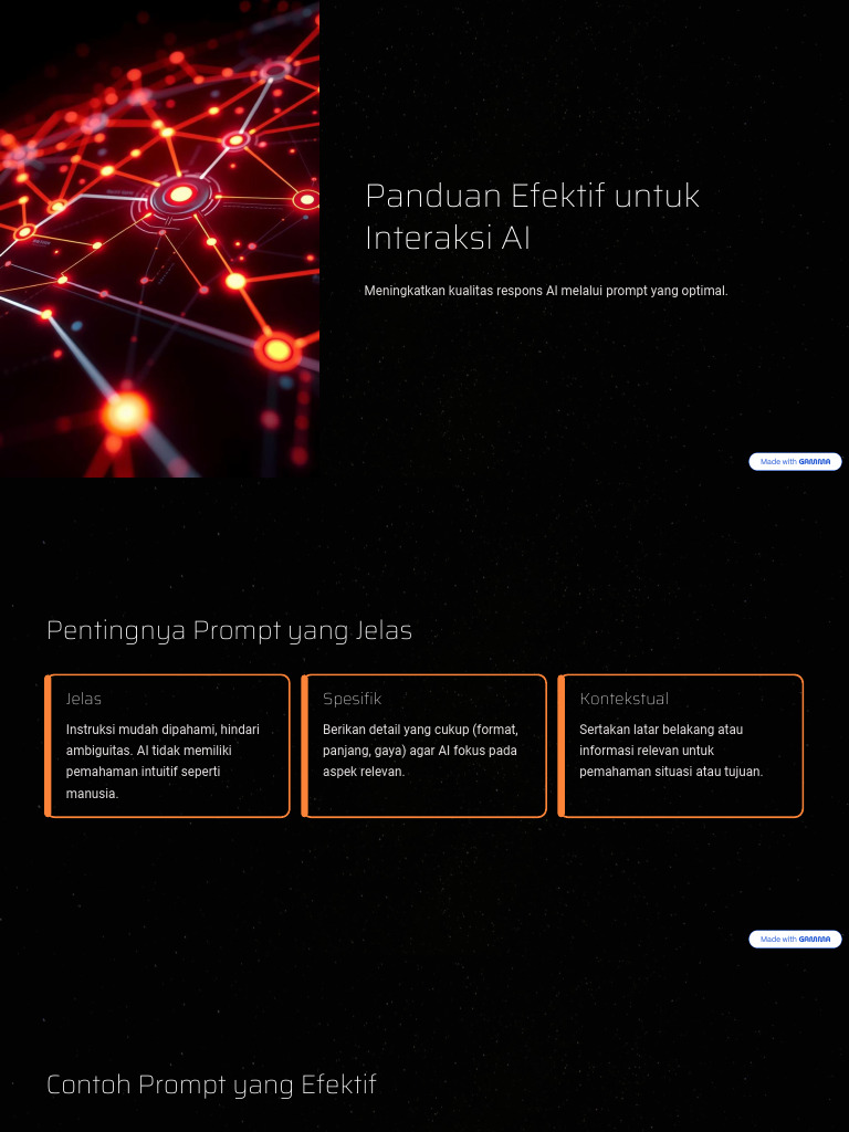 Panduan Interaksi Efektif dengan AI | PDF