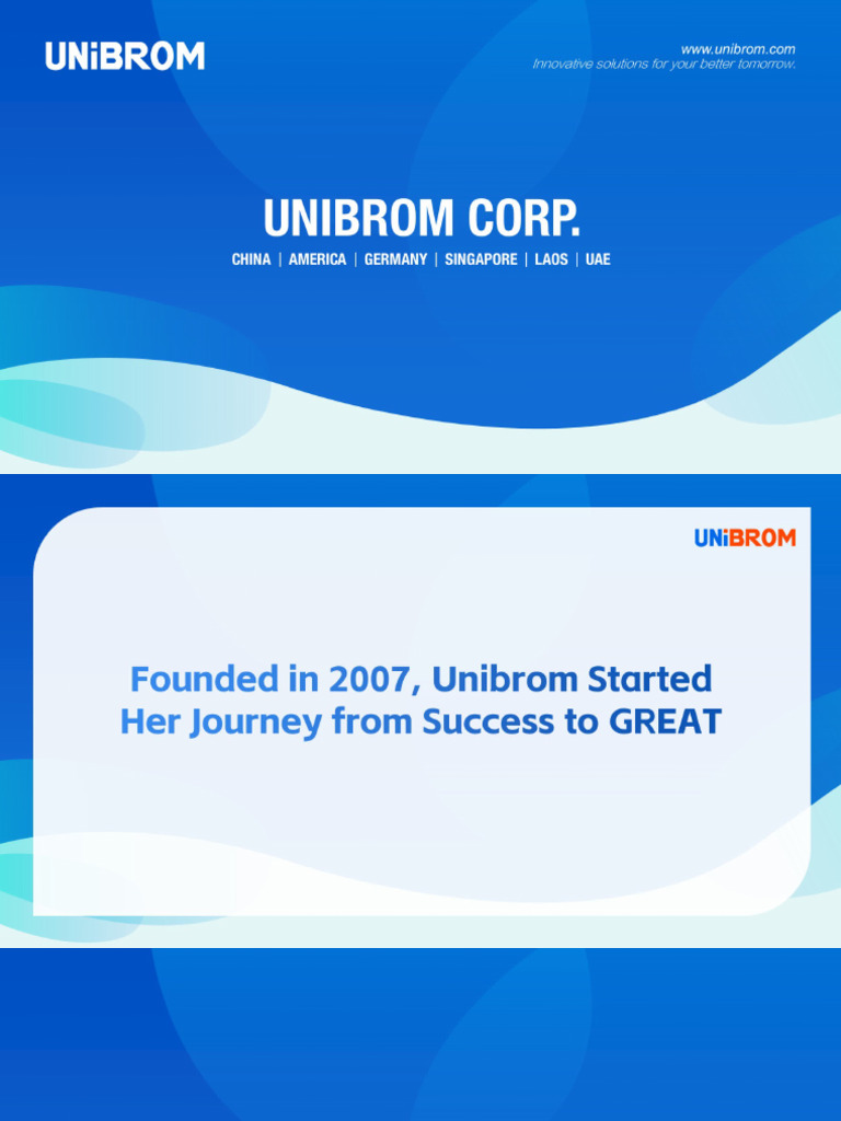 Unibrom OFC Introduction 图片集 | PDF