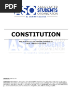ZCC Student Fellowship Constitution | PDF | Justice | Crime & Violence