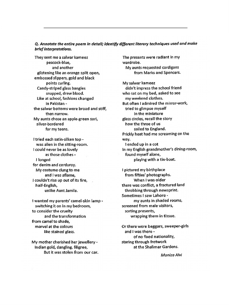 Year 7 Poetry Analysis | PDF